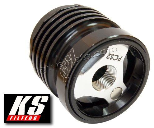 KS PERFORMANCE Oil Filter Black Type 2 | Motorcycle Parts | Wemoto UK