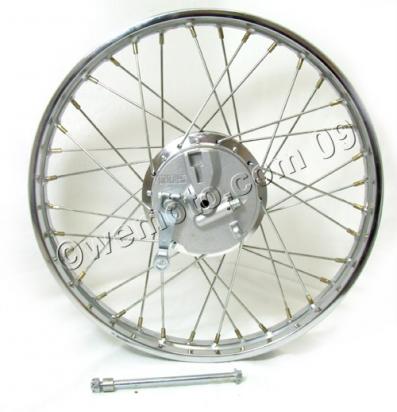 Front Wheel Suzuki AP50 AX100 Drum Brake | Wemoto UK